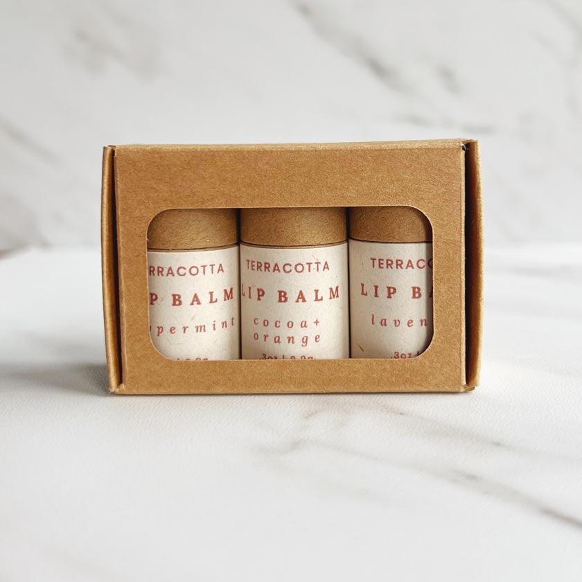 All Natural Lip Balm Variety Pack by Terracotta – Terracotta Skincare